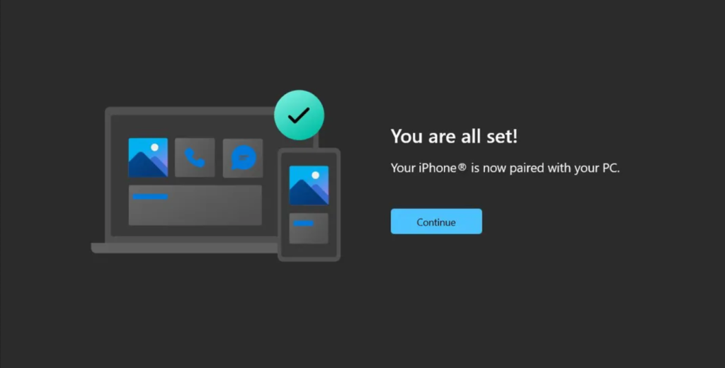 Win11连接iPhones并同步手机消息 - 蓝快服务